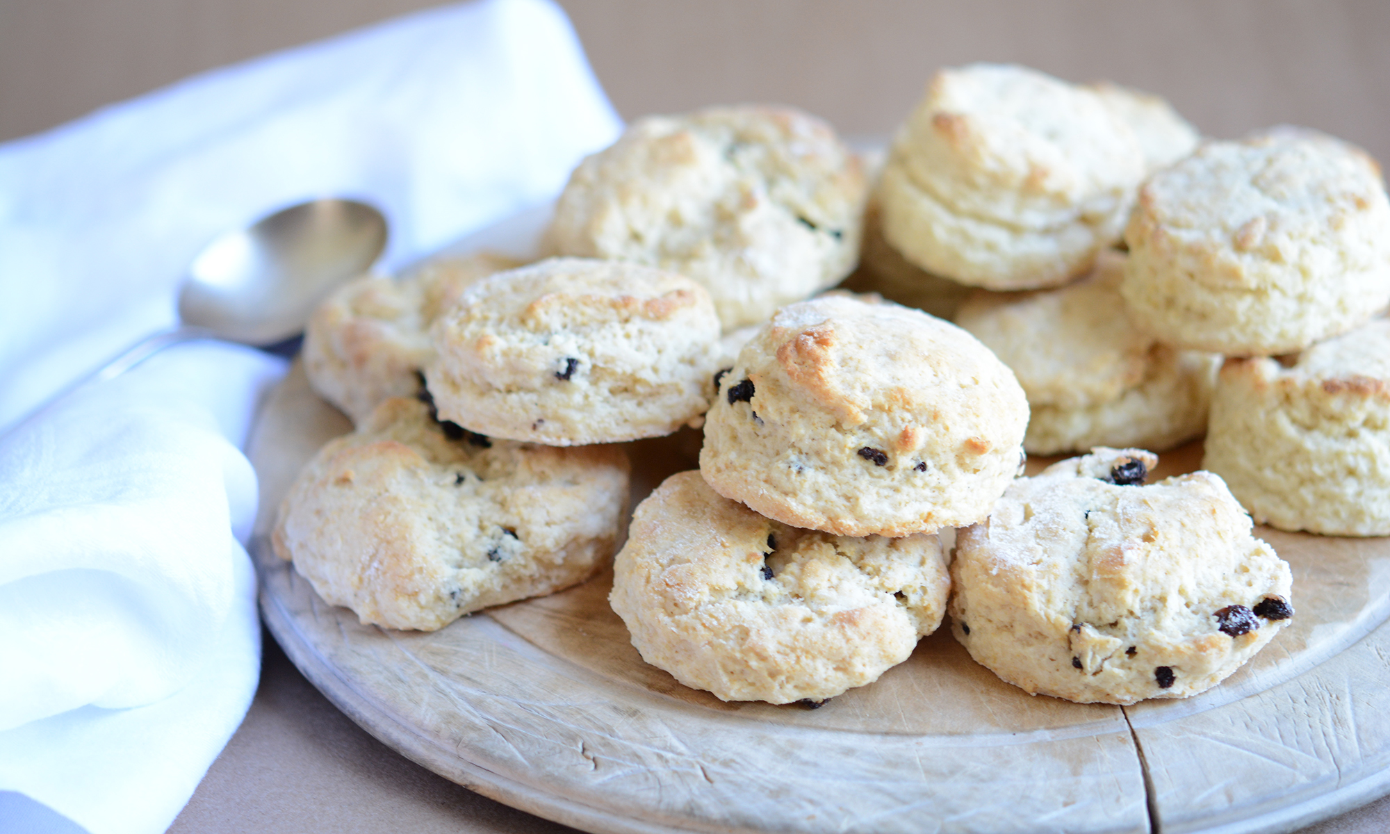 Cream Scones from shecooksdesign.com, perfect with a cup of tea!