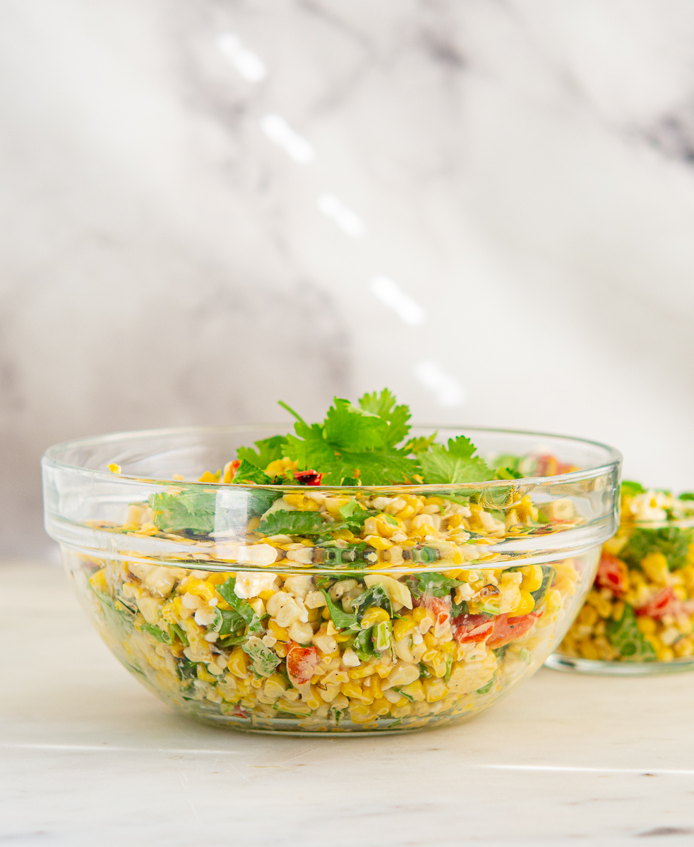 Grilled Elote Style Corn Salad - SheCooks.Design
